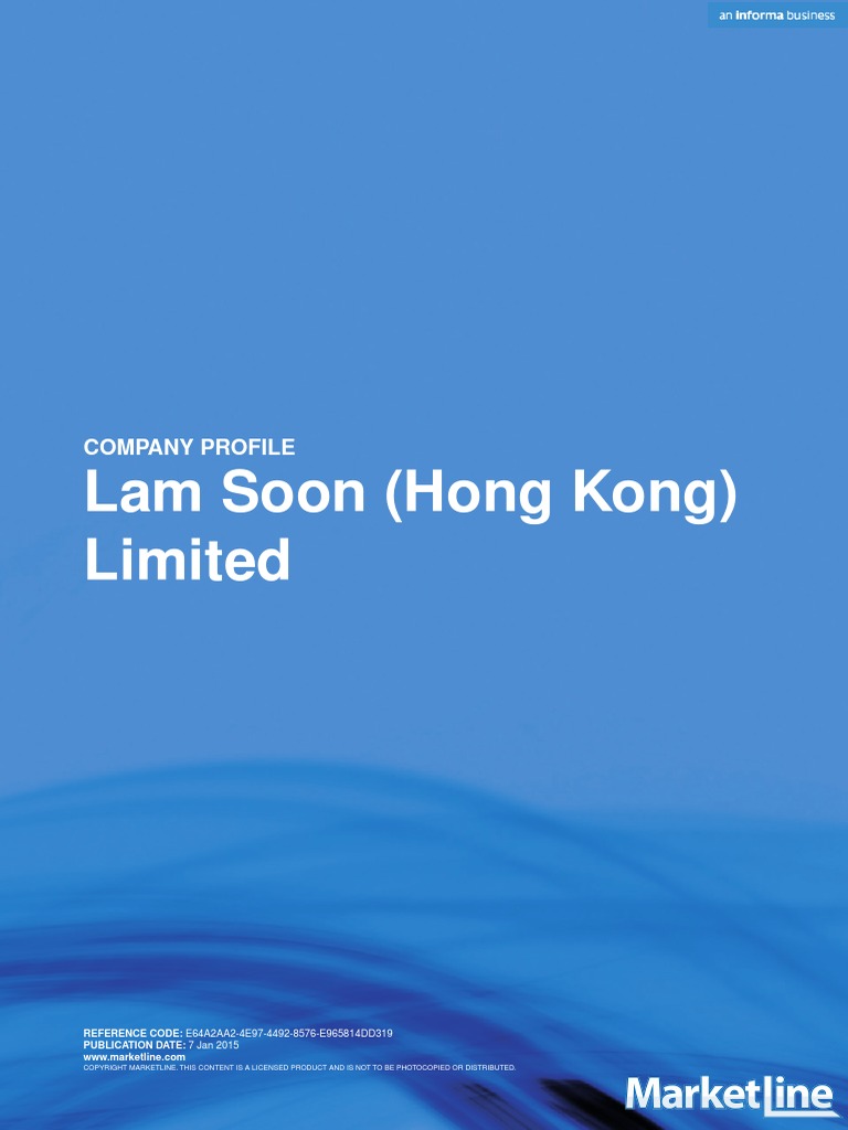 Lam Soon | PDF | Dividend | Hong Kong