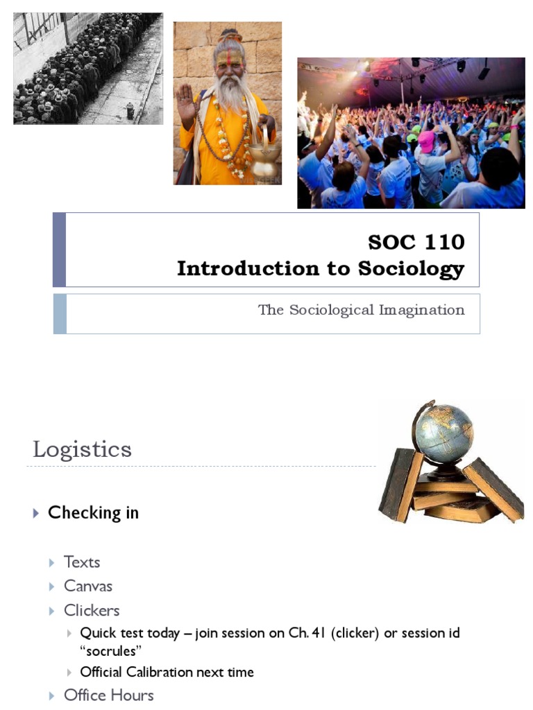 SOC 110 Introduction To Sociology: The Sociological Imagination | PDF | Sociology | Theory