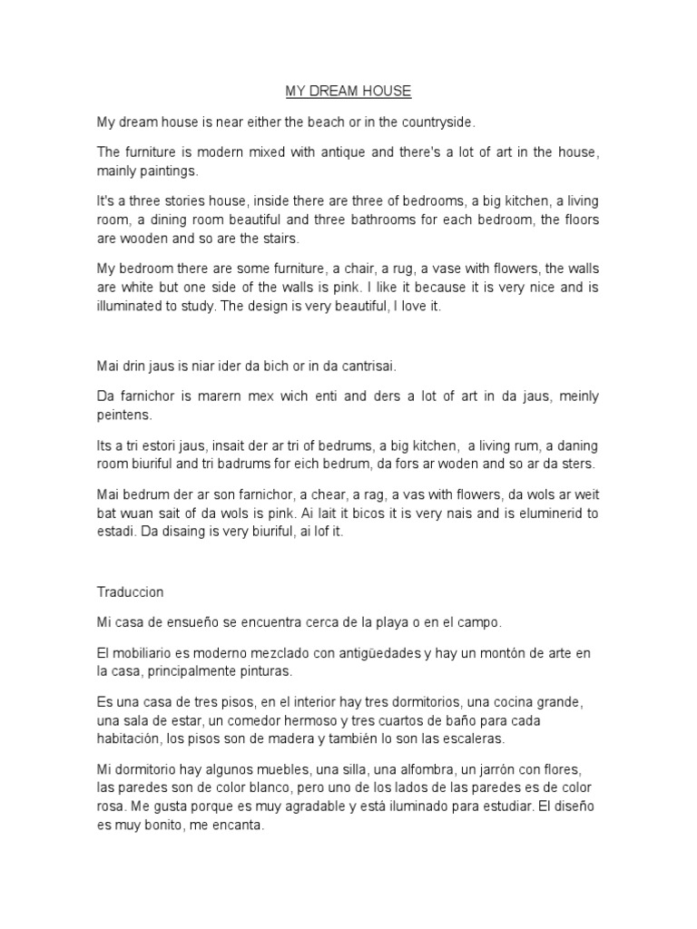My Dream House | PDF | Artes (general)