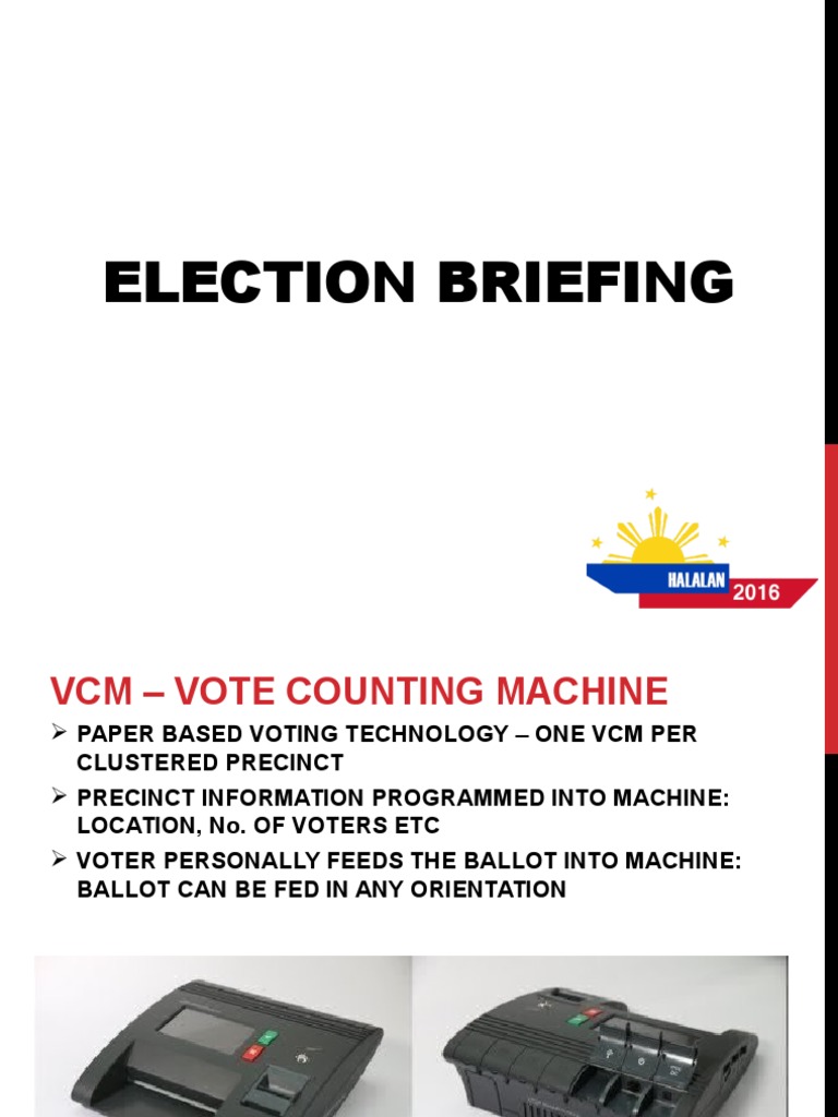 Election Procedures and Watcher Guidelines | PDF | Polling Place | Ballot