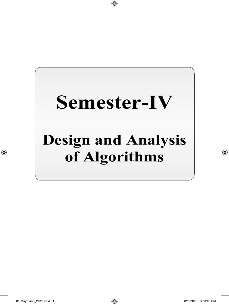 3 Design And Analysis Of Algorithms Pdf Recurrence Relation Dynamic Programming
