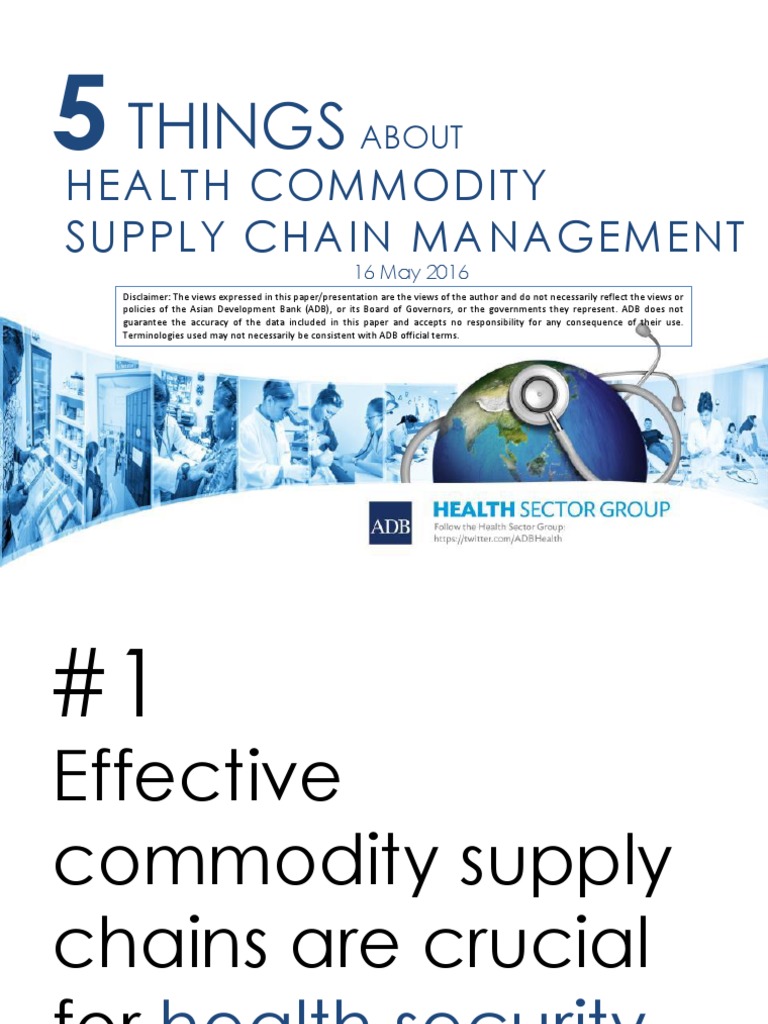 PRESENTATION: Health Commodity Supply Chain Management 0516 | PDF ...