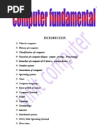 Computer Fundamental Full Notes | PDF | Computer Data Storage | Printer ...