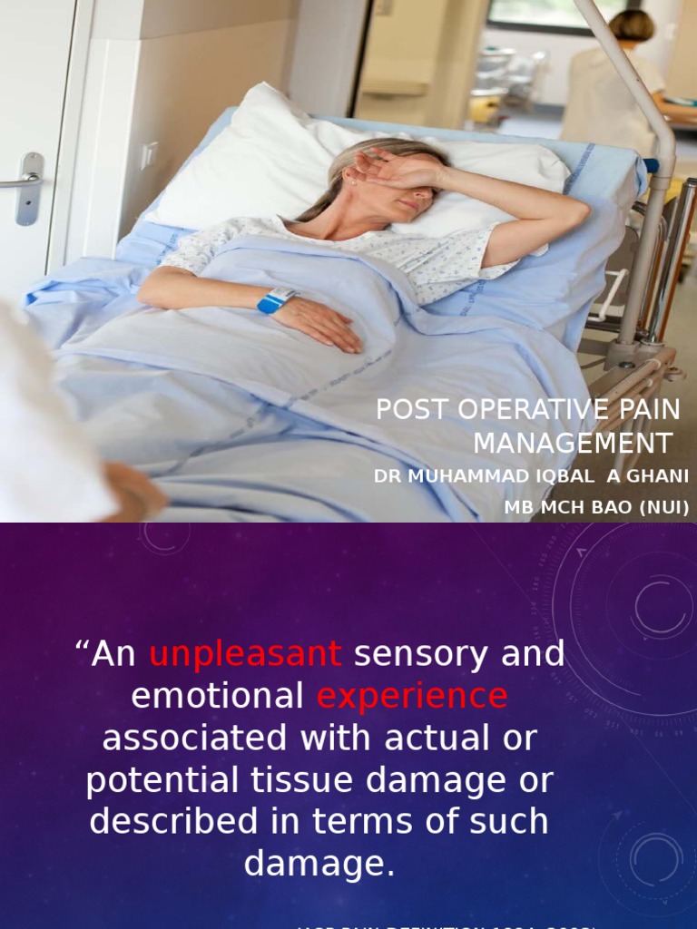 Effective Postoperative Pain Management | PDF | Analgesic | Anesthesia