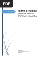 Using Primer-BLAST for Target Recognition | PDF | Primer (Molecular ...