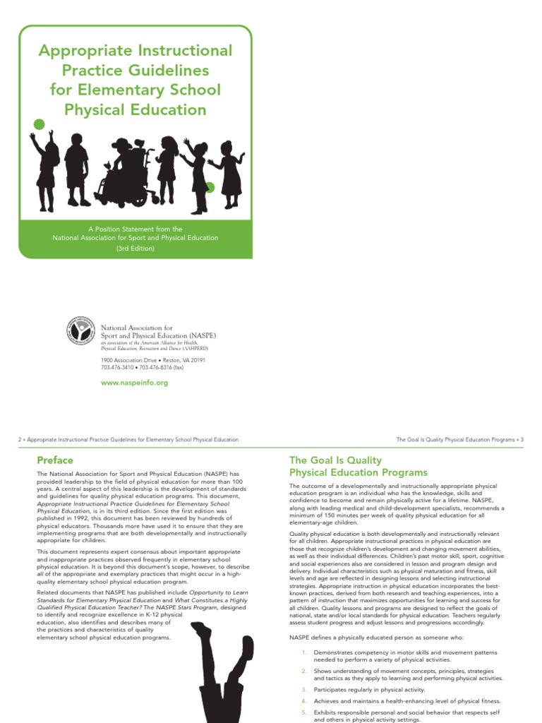 Elementary School Physical Education .pdf | Physical Education ...