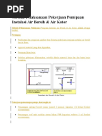 Pemasangan Sleeve Atau Sparing Pipa Pada Dinding GWT | PDF