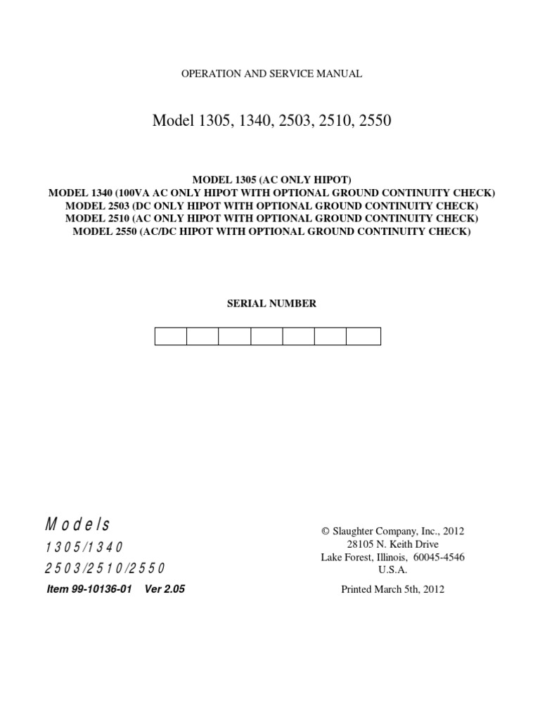 Slaughter 2550 PDF | Download Free PDF | Capacitor | Insulator ...