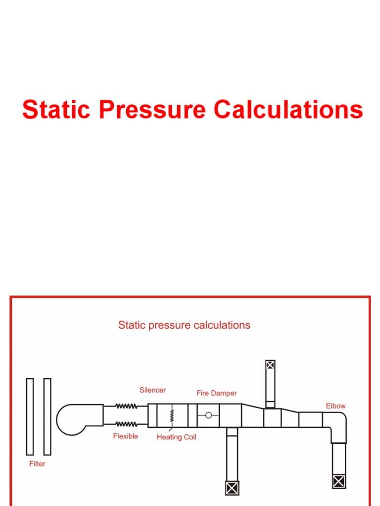 56456.static Pressure Calcultions211207 | PDF