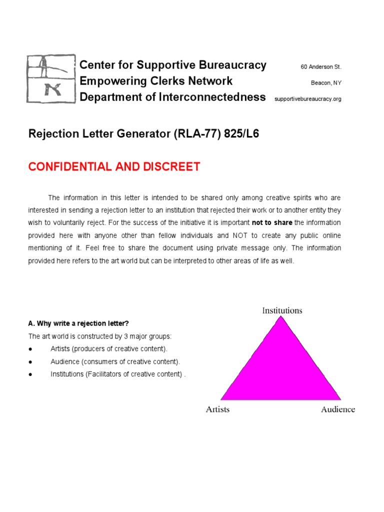 Rejection Letter Generator | PDF | Empowerment
