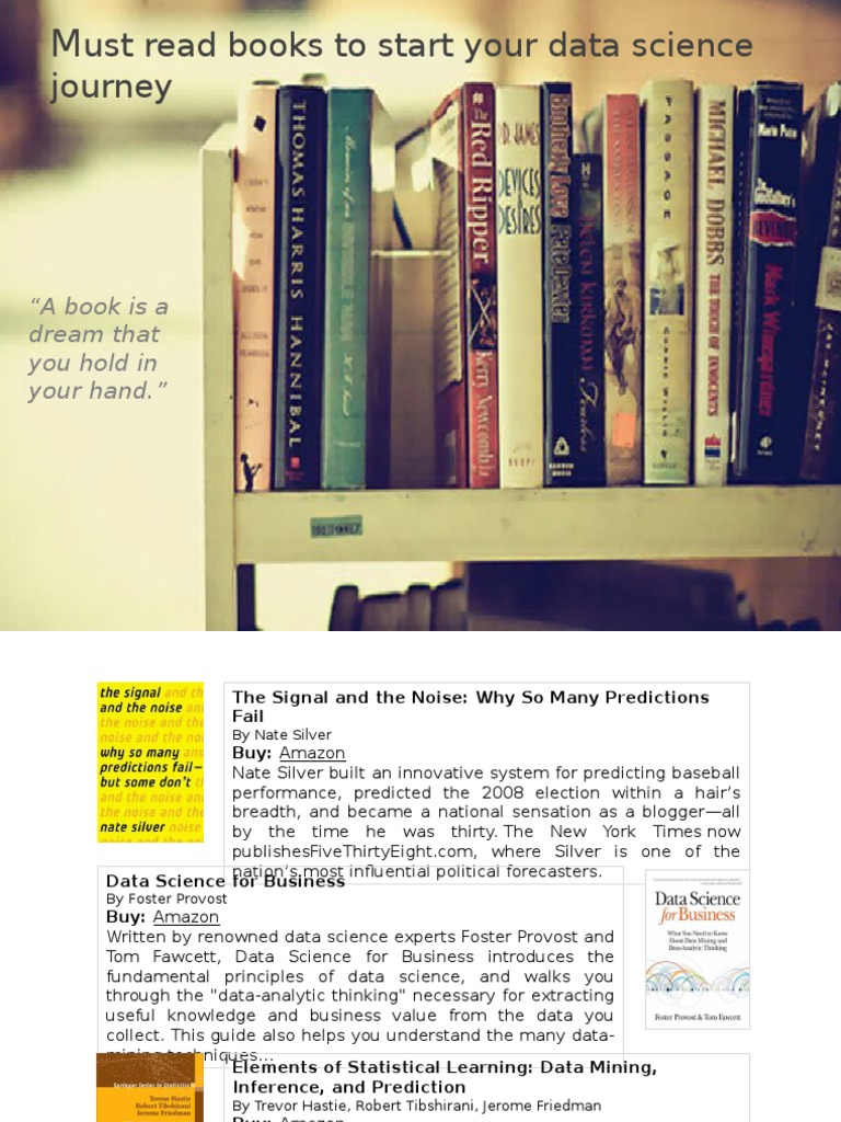 Data Science Books | PDF | Data Science | Big Data