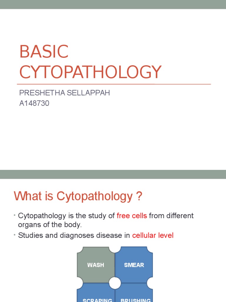 Basic Cytopathology Pdf Cytopathology Pathology