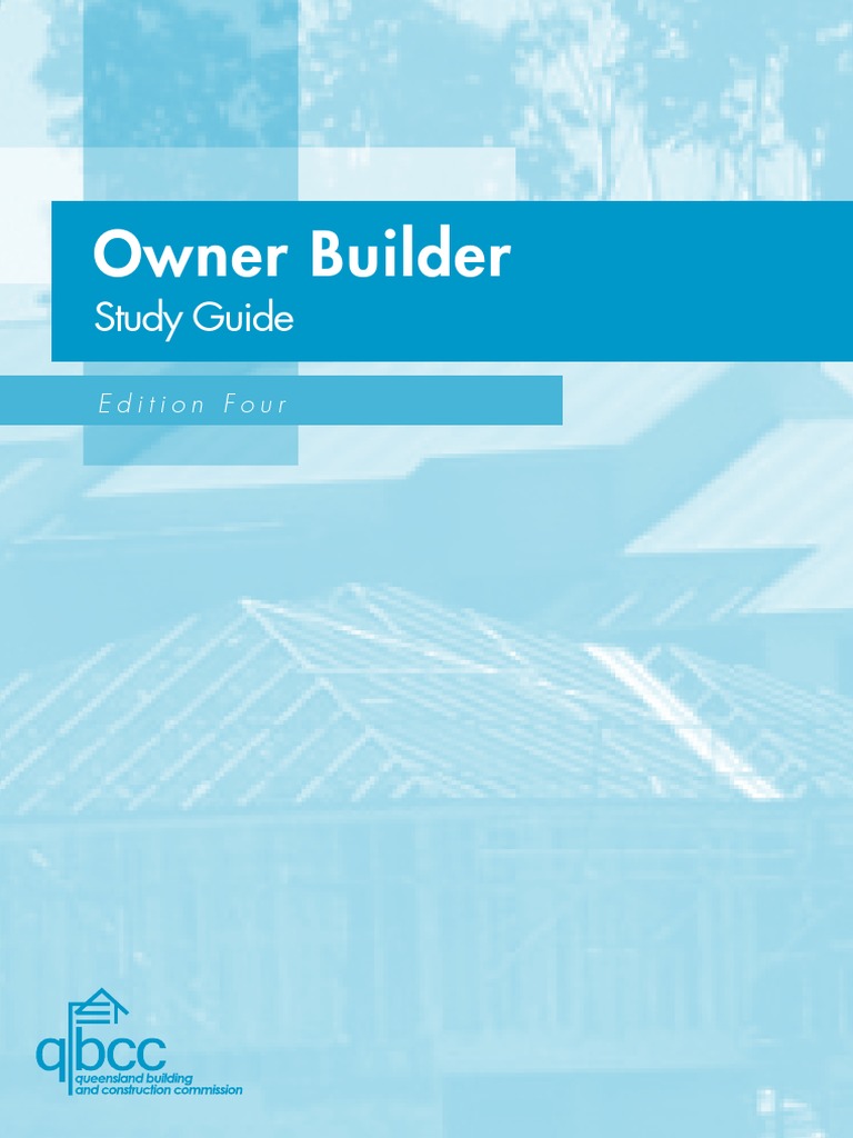 Owner Builder Study Guide | PDF | General Contractor | Occupational Safety And Health