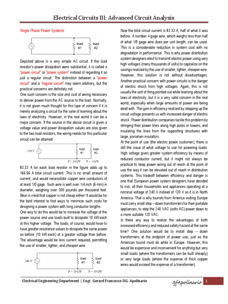 EE ckts3 | PDF | Transformer | Alternating Current