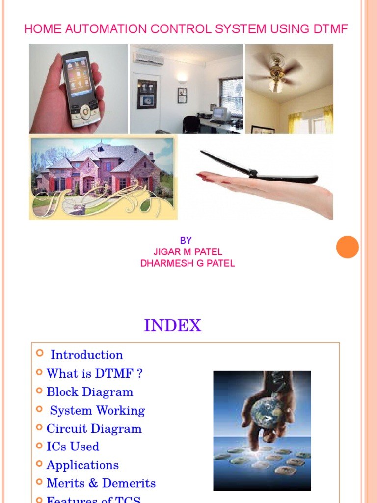 Home Automation Control System Using DTMF | PDF | Telephone | Telephone Exchange
