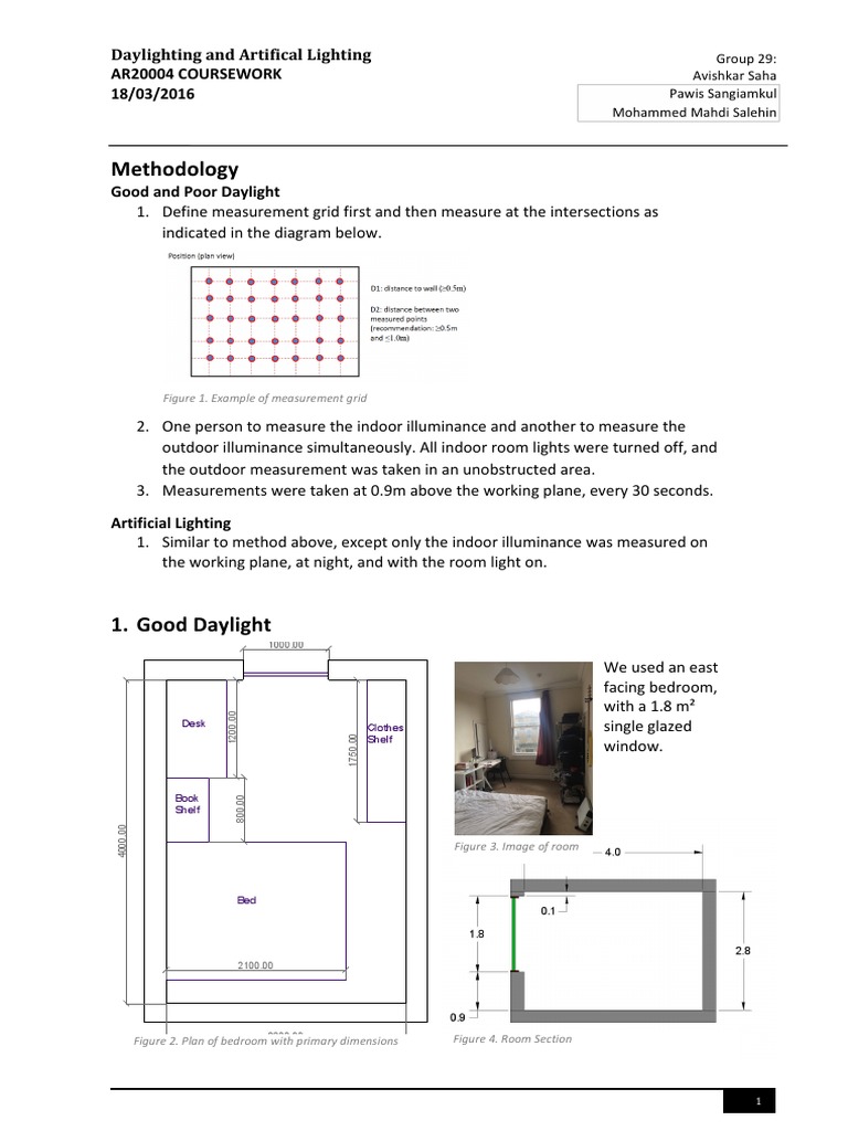 Daylighting vs. Artificial Lighting Analysis | PDF | Lighting | Light