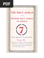 Holy Koran of Moorish Science Temple of America Circle 7 | PDF | Jesus | Sacrifice