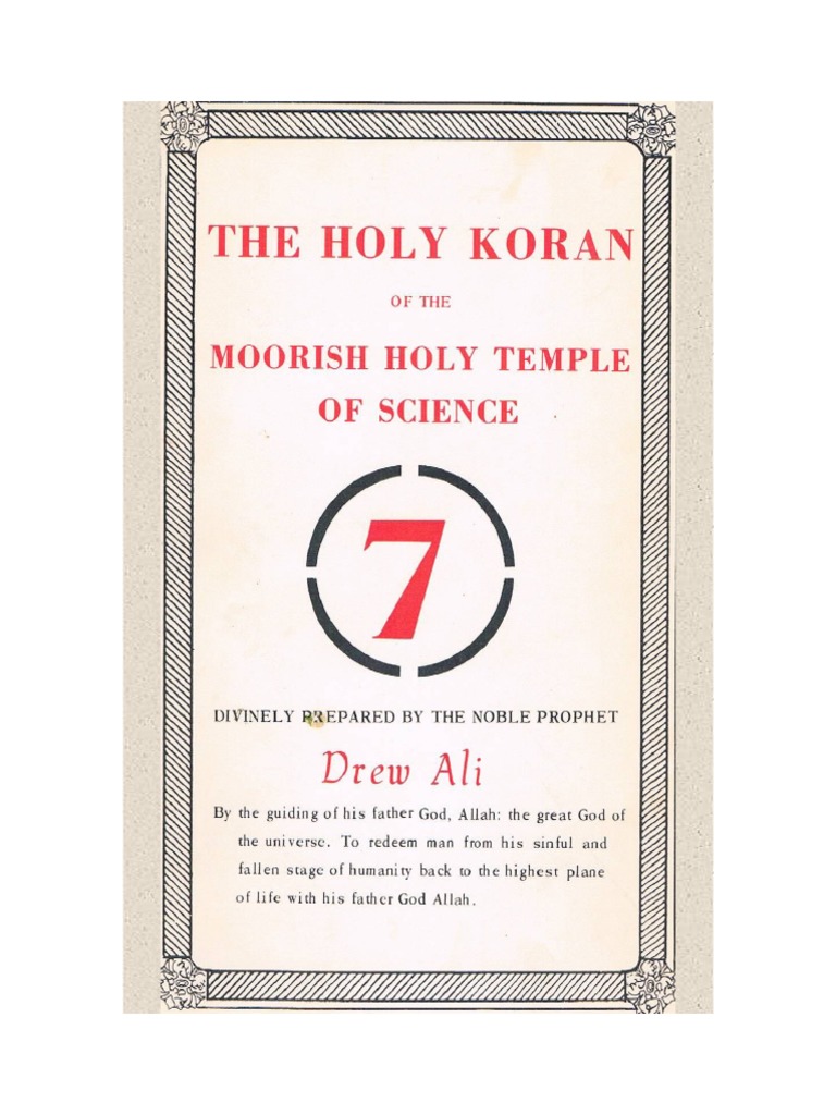 Holy Koran of The Moorish Science Temple of America | PDF | Abrahamic ...