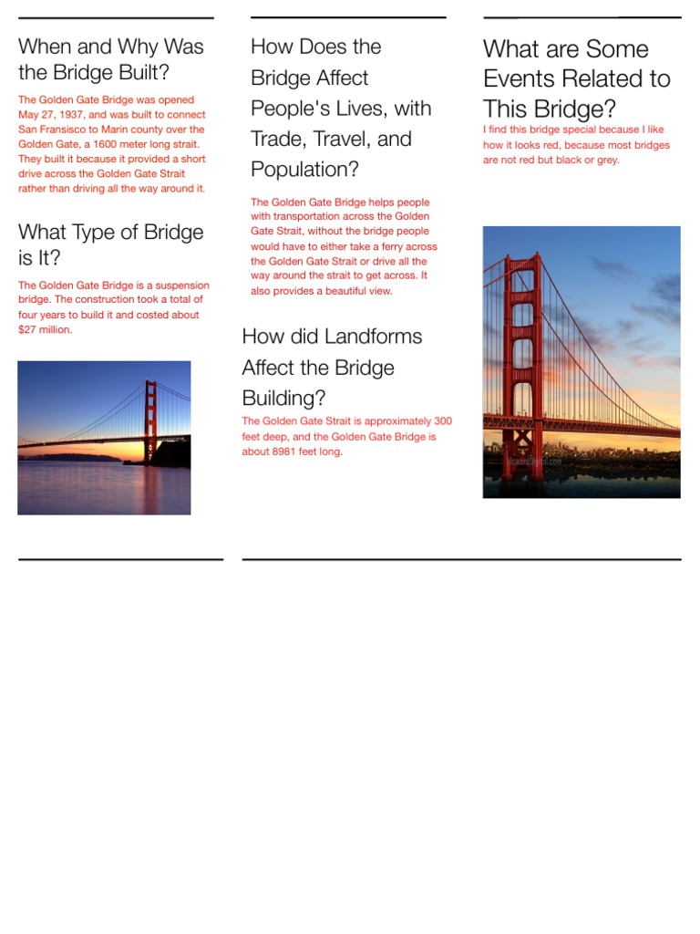 Golden Gate Bridge | PDF
