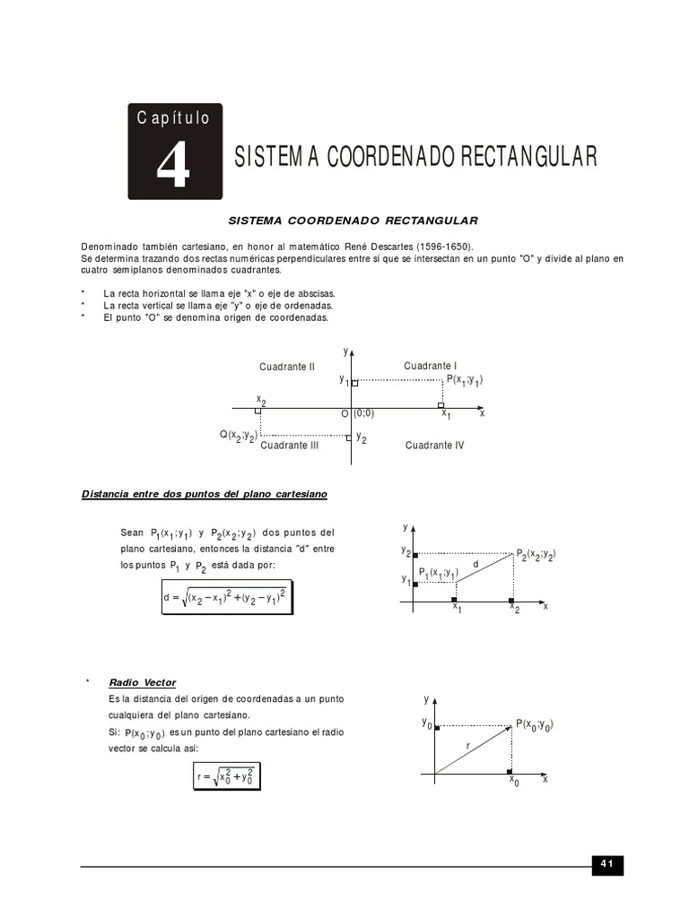 04 - Sistema Coordenado Rectangular PDF | Descargar gratis PDF ...