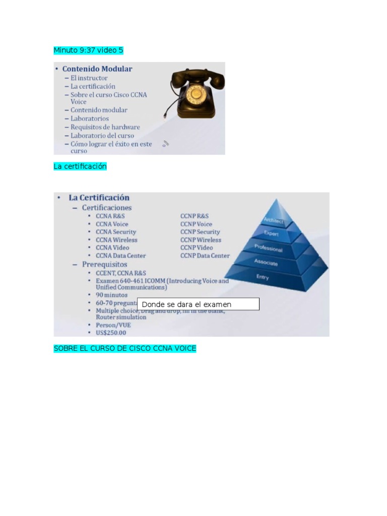 Cisco Ccna Voice | PDF | Voz sobre IP | Señalización (Telecomunicaciones)