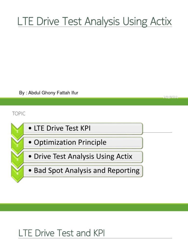 Sharing Drive Test Analysis Training 21 Feb PDF | PDF | Electromagnetic ...