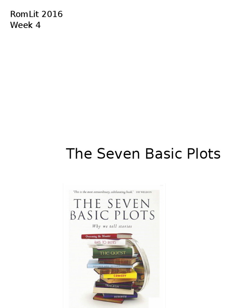 The Seven Basic Plots: Romlit 2016 Week 4 | PDF | Leisure