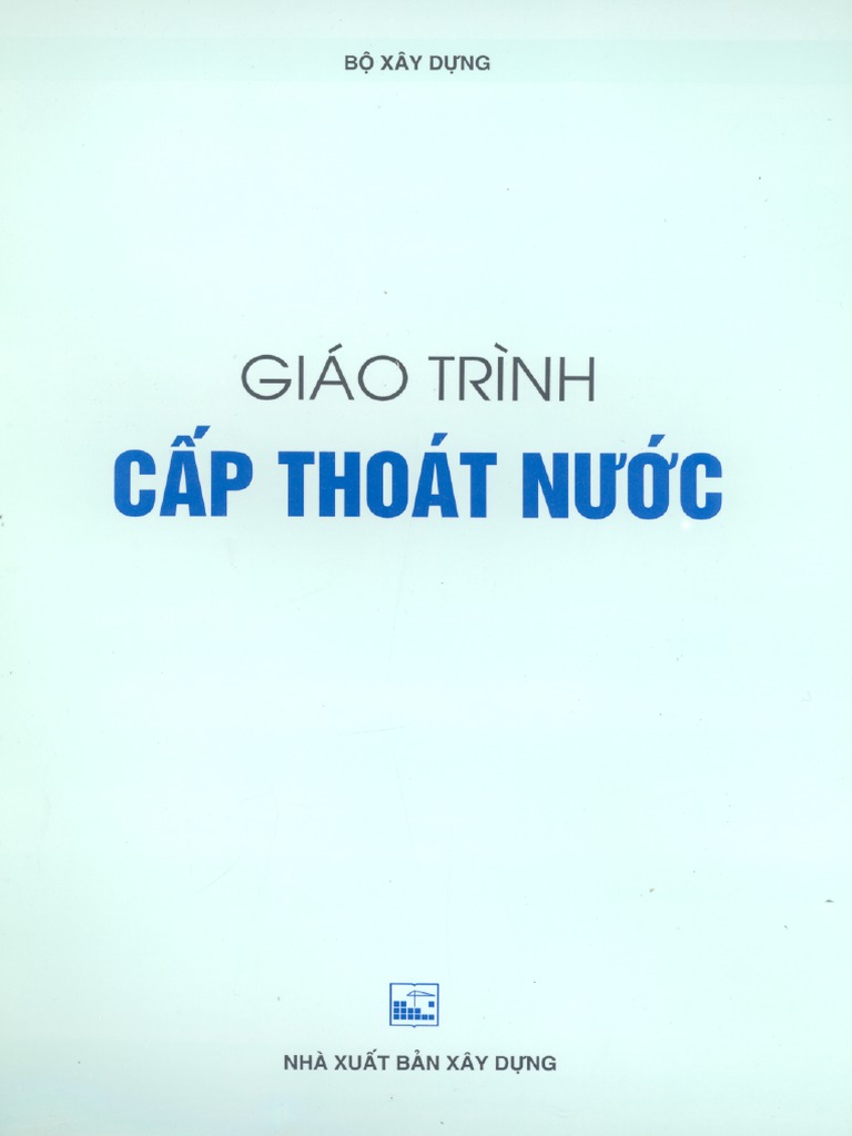 Giao Trinh Cap Thoat Nuoc-Bo Xay Dung | PDF