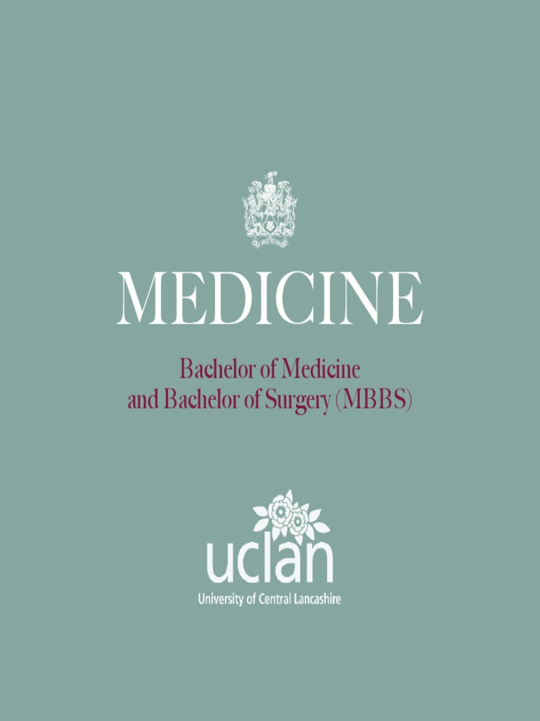Medicine: Bachelor of Medicine and Bachelor of Surgery (MBBS) | PDF ...