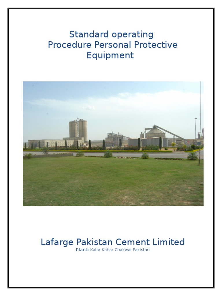 Ppe Sop | PDF | Personal Protective Equipment | Consumer Goods