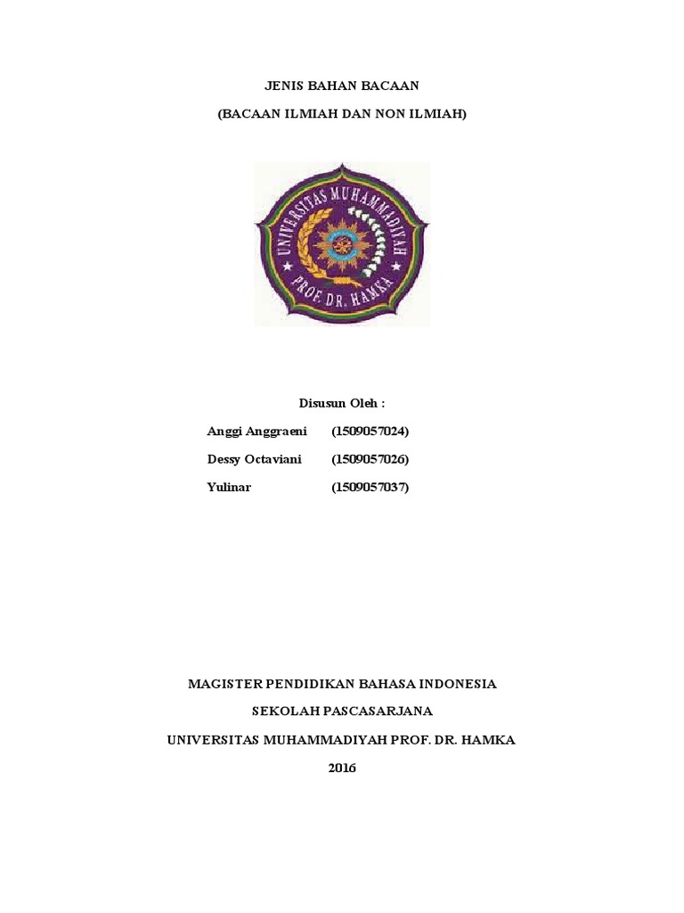 Jenis Bahan Bacaan | PDF