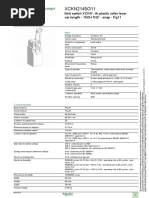 XCKJ167 Limit Switch Data Sheet | PDF | Technology & Engineering