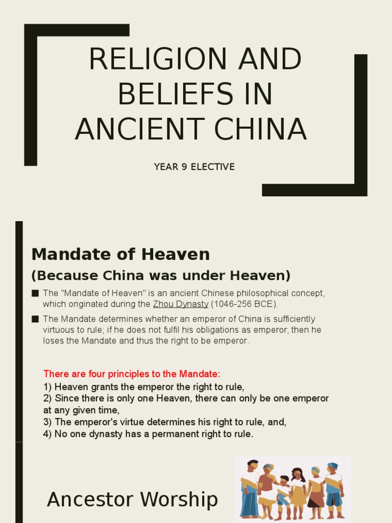 Ancient Chinese Religion and Beliefs | PDF | Emperor Of China | East ...