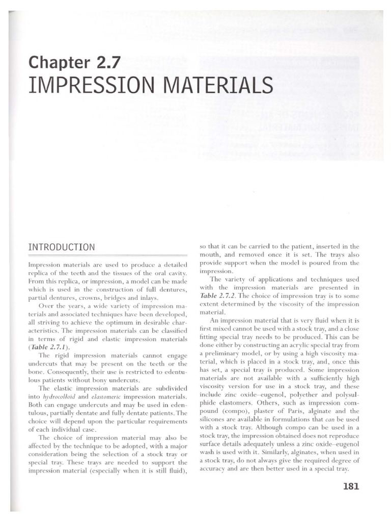 PROSTHO Impression Material | PDF | Colloid | Chemical Substances