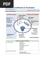 Antibiotic Worksheet | PDF | Beta Lactamase | Antibiotics