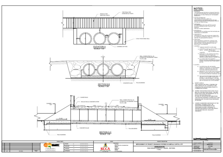Concrete Pipe Culvert Sections - dwg-1.2m 3KG | PDF | Road | Concrete
