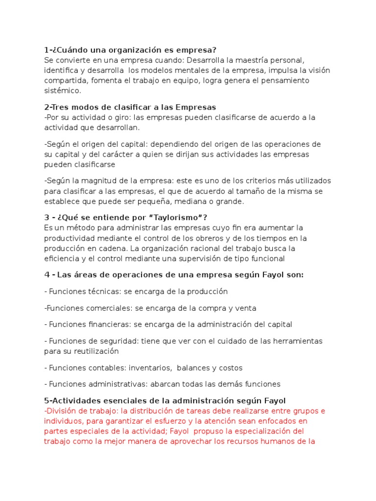 Adm. General/Taylor, Fayol | PDF | Motivación | Motivacional