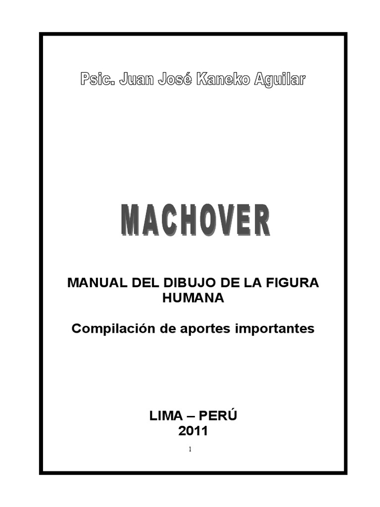 Manual Del Machover | PDF | Mano | Dibujo