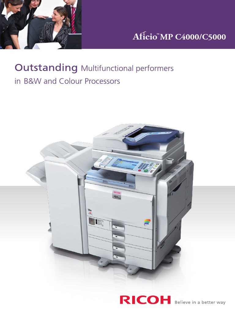 Aficio MP c4000 | PDF | Fax | Image Scanner
