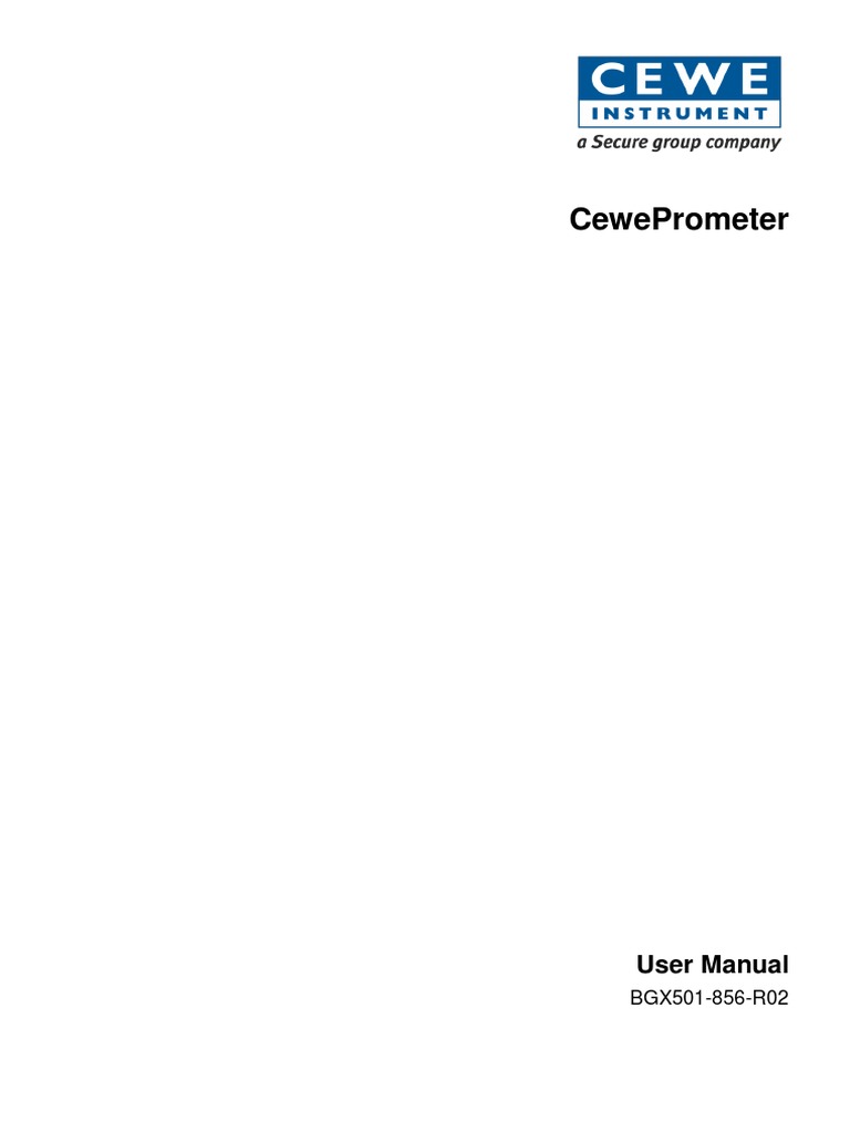 CewePrometer User Manual (Cewe) BGX501-856-R02 | PDF | Ac Power | Modem