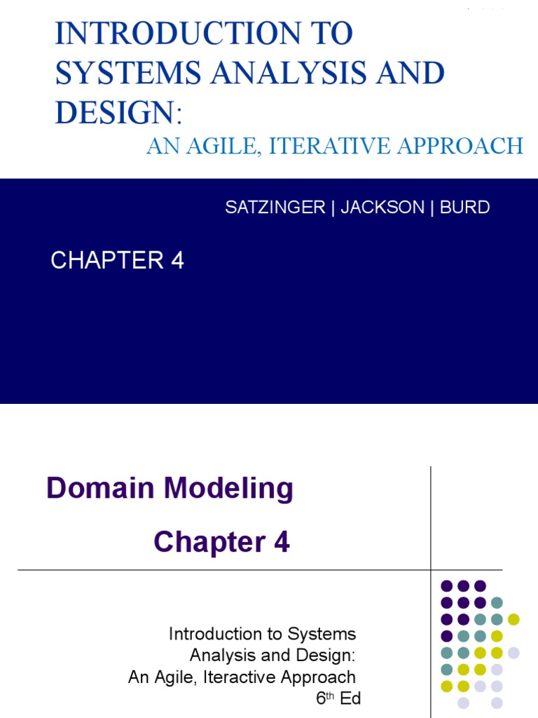 Systems Analysis and Design Agile Iterative Approach Chapter 4 | PDF | Inheritance (Object ...