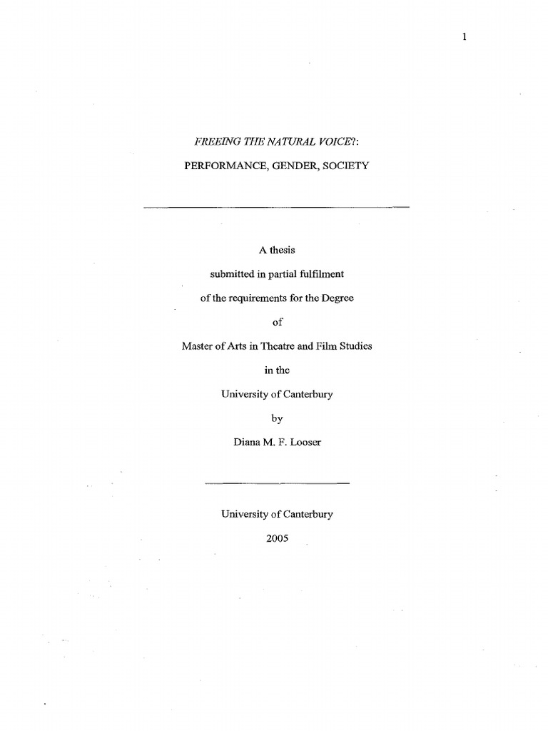 Natural Voice Thesis - Fulltext | PDF | Edmund Husserl | Mind
