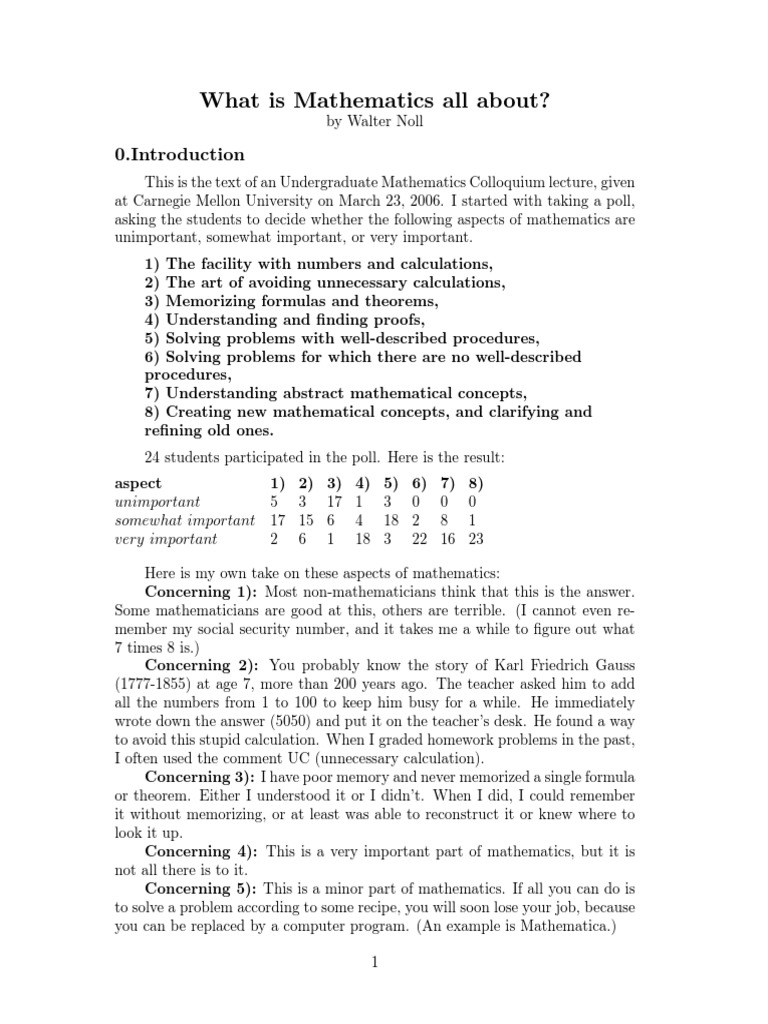 Understanding Abstract Mathematics Concepts | PDF | Measure ...