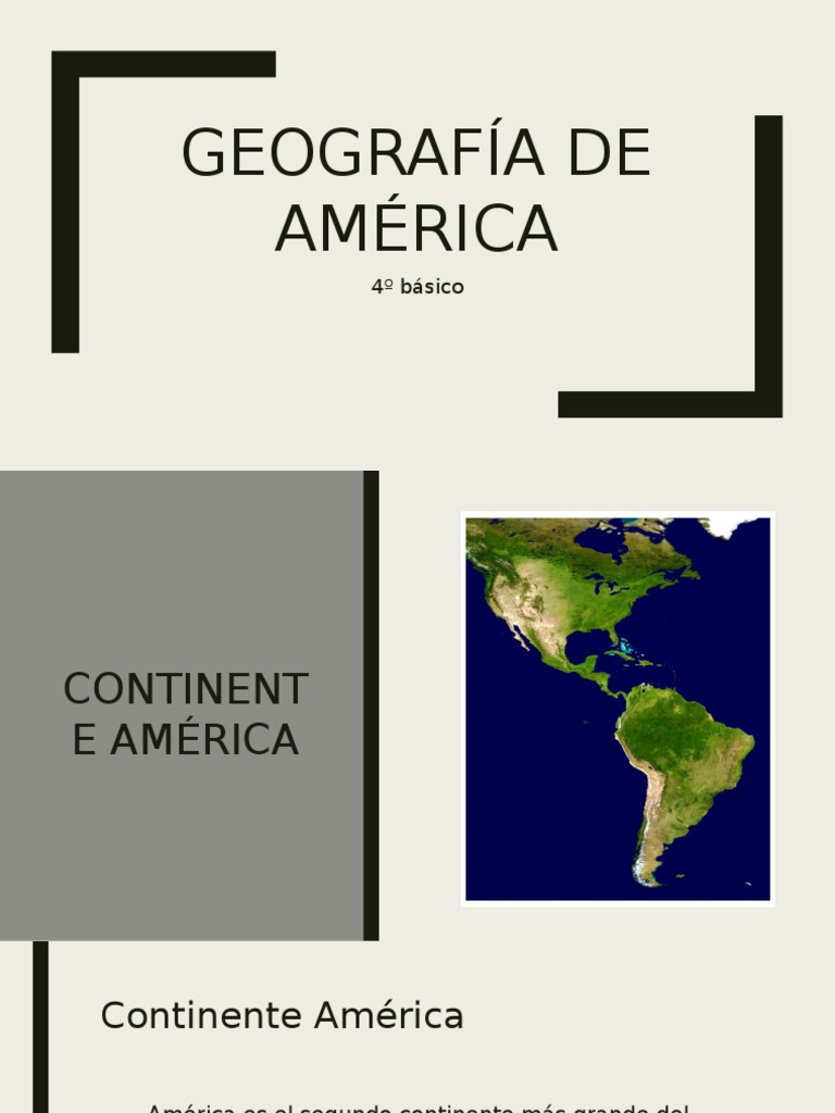 Geografia de America | PDF