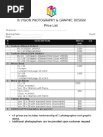 SV Net & Xerox Price List | PDF