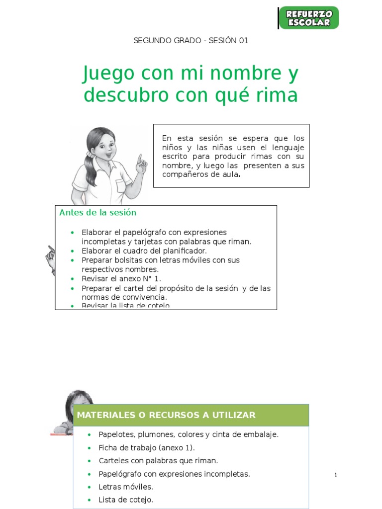 Sesión 1 Comunicación | PDF | Escritura | Palabra