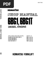Toyota Forklift Engine 1dz II Model Service Repair Manual | PDF