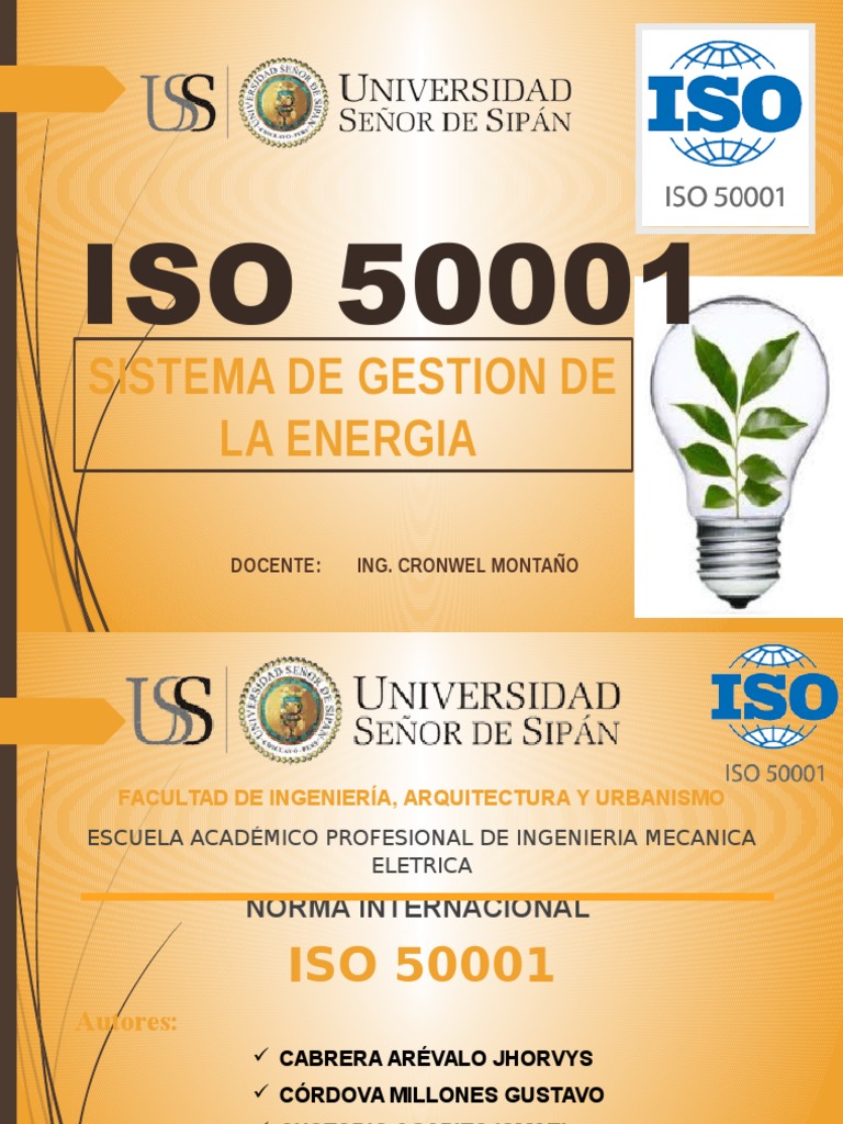 ISO 5001 SGEn | PDF | Gestión energética | Planificación