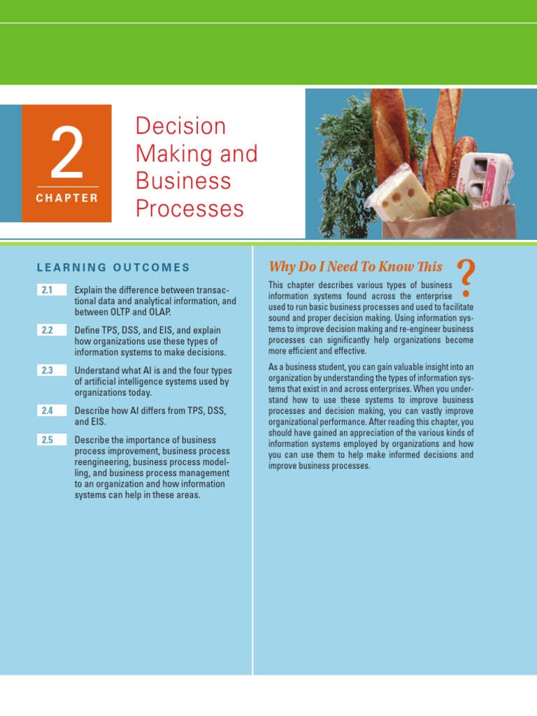 Sample Chapter 2 Decision Making | PDF | Decision Support System ...