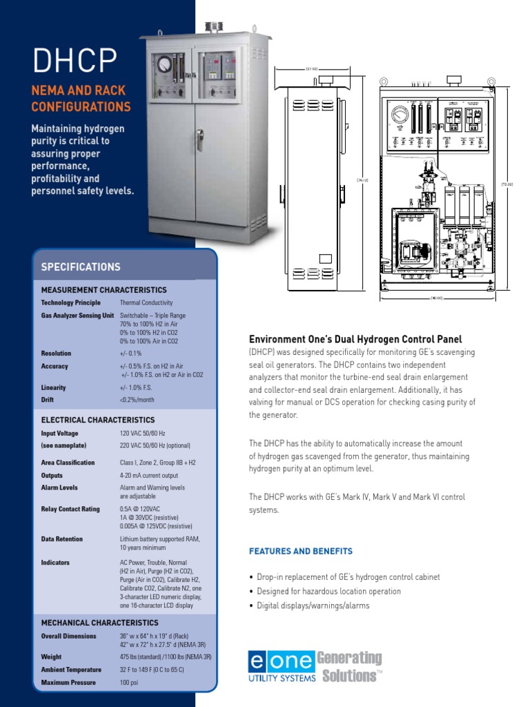 Eone Dual Hydrogen Control Panel Brochure | PDF